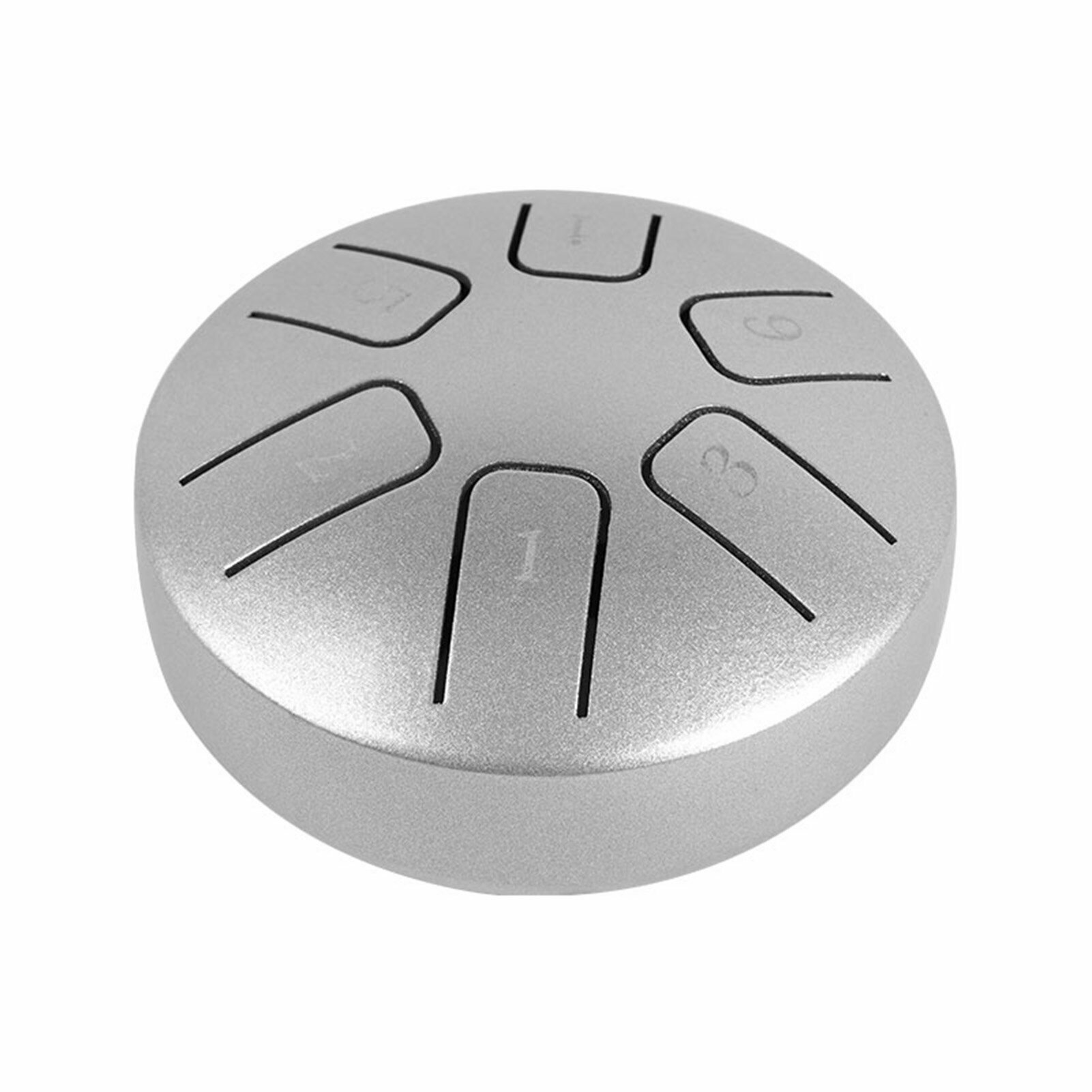 6 Notes 3.8-inch Mini Steel Tongue Drum Hand Pan Drum Zen Drum Percussion Instrument с палочками для новичков музыкального образования концерта оздоровления ума йоги медитации, Цвет: Розовый / Фиолетовый / Серебряный (Выбор), Материал: Углеродистая
