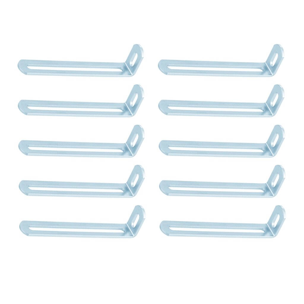 10шт Угловые Кронштейны L-Образный Фиксатор Аксессуары Для Соединения Деревянной Мебели