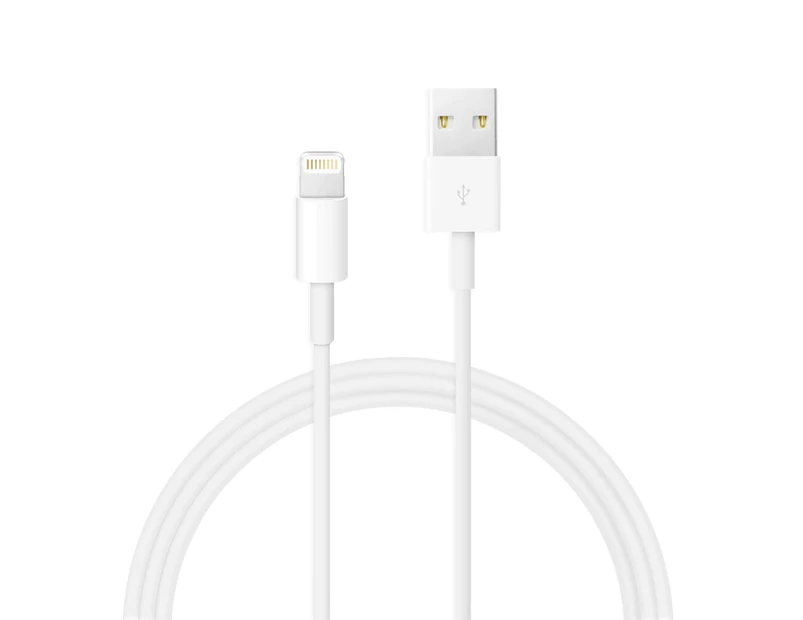 Кабель Apple Lightning to USB 2.0 белый длина 1m для зарядки и синхронизации iPhone 7 7 Plus 8 8 Plus X iPad iPod, вес 18g, размер упаковки 8.1*6.8*2.0cm, вес упаковки 29g, в комплект входят 1 кабель