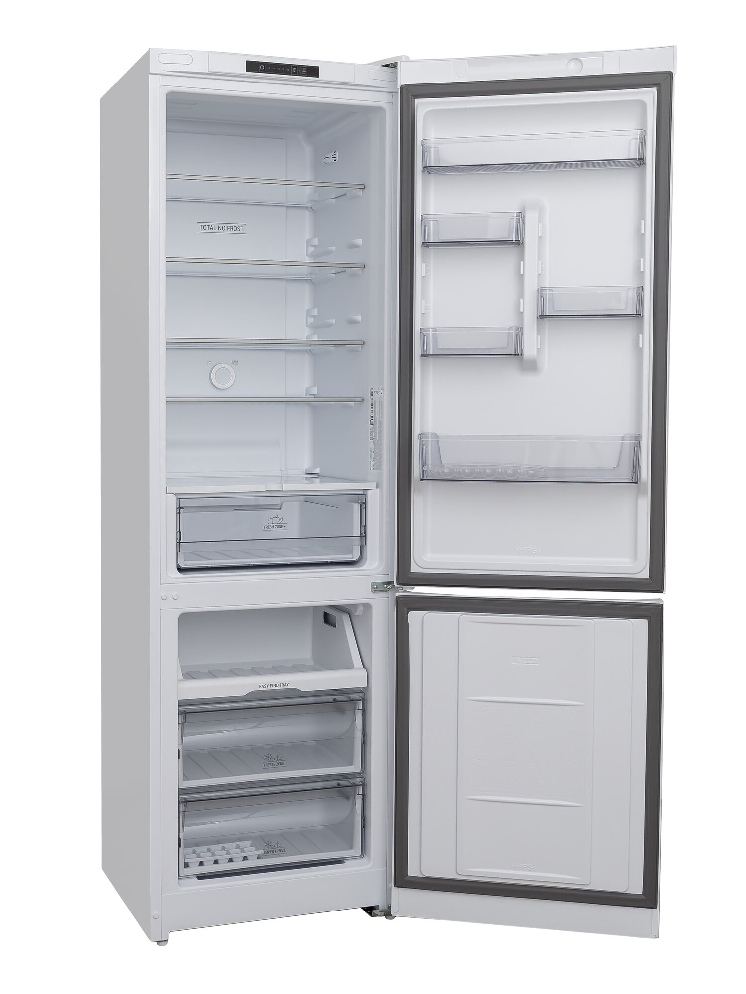 Двухкамерный холодильник Hotpoint HT 5200 C W, Full No Frost, полезный объем 323 л — фото 1