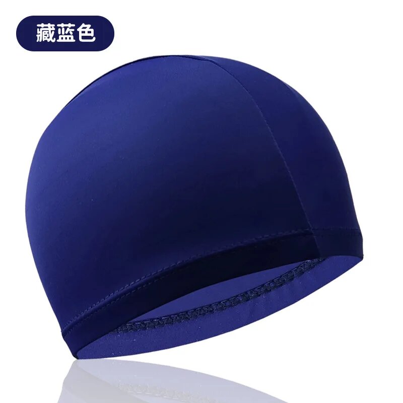 Шапочка для плавания Navy blue, полиэстер