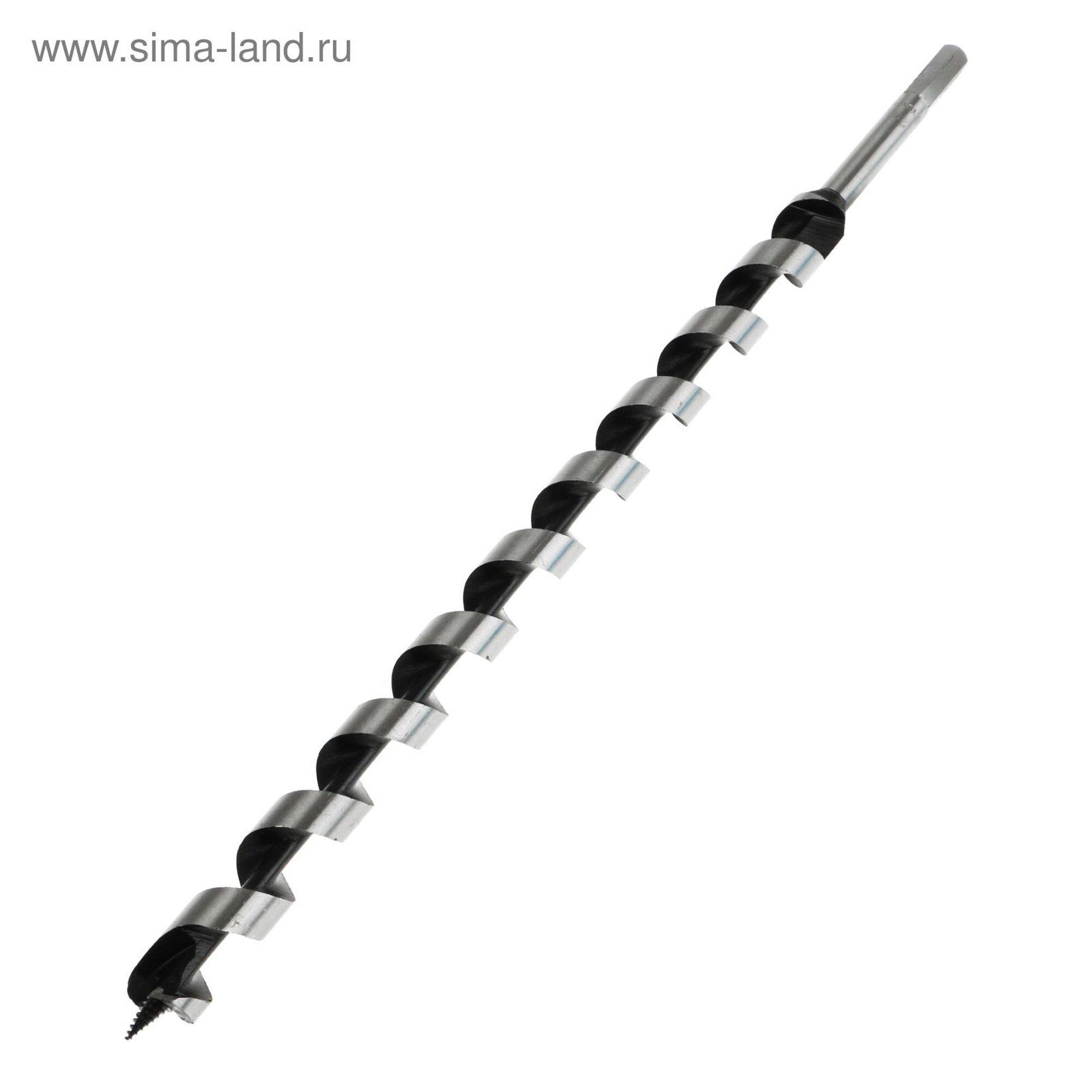 Сверло по дереву шнековое тундра, шестигранный хвостовик, 22 х 460 мм