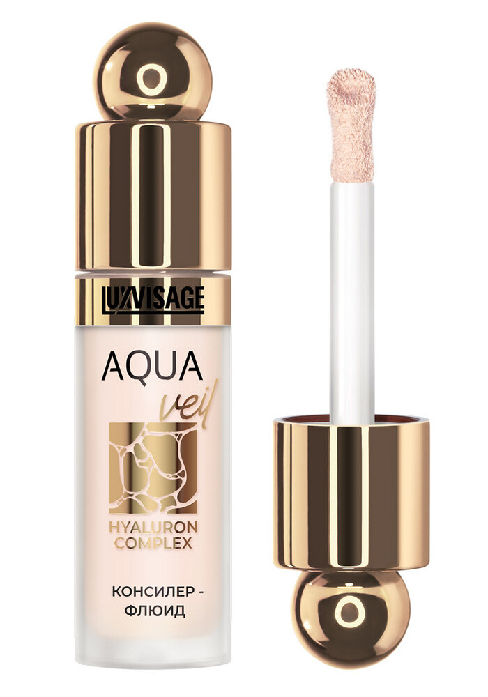 Luxvisage Aqua Veil - Hyaluron Complex Консилер-флюид для лица "с гиалуроновым комплексом" 4,5 г. №103 nude
