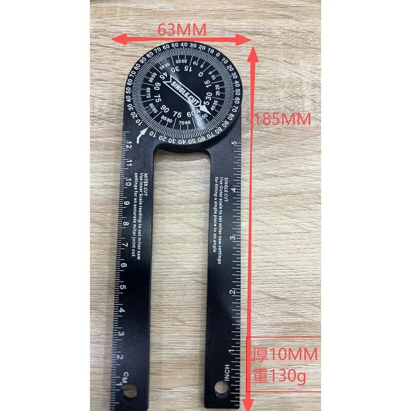 Угломер из алюминия 0-360 градусов для деревообработки