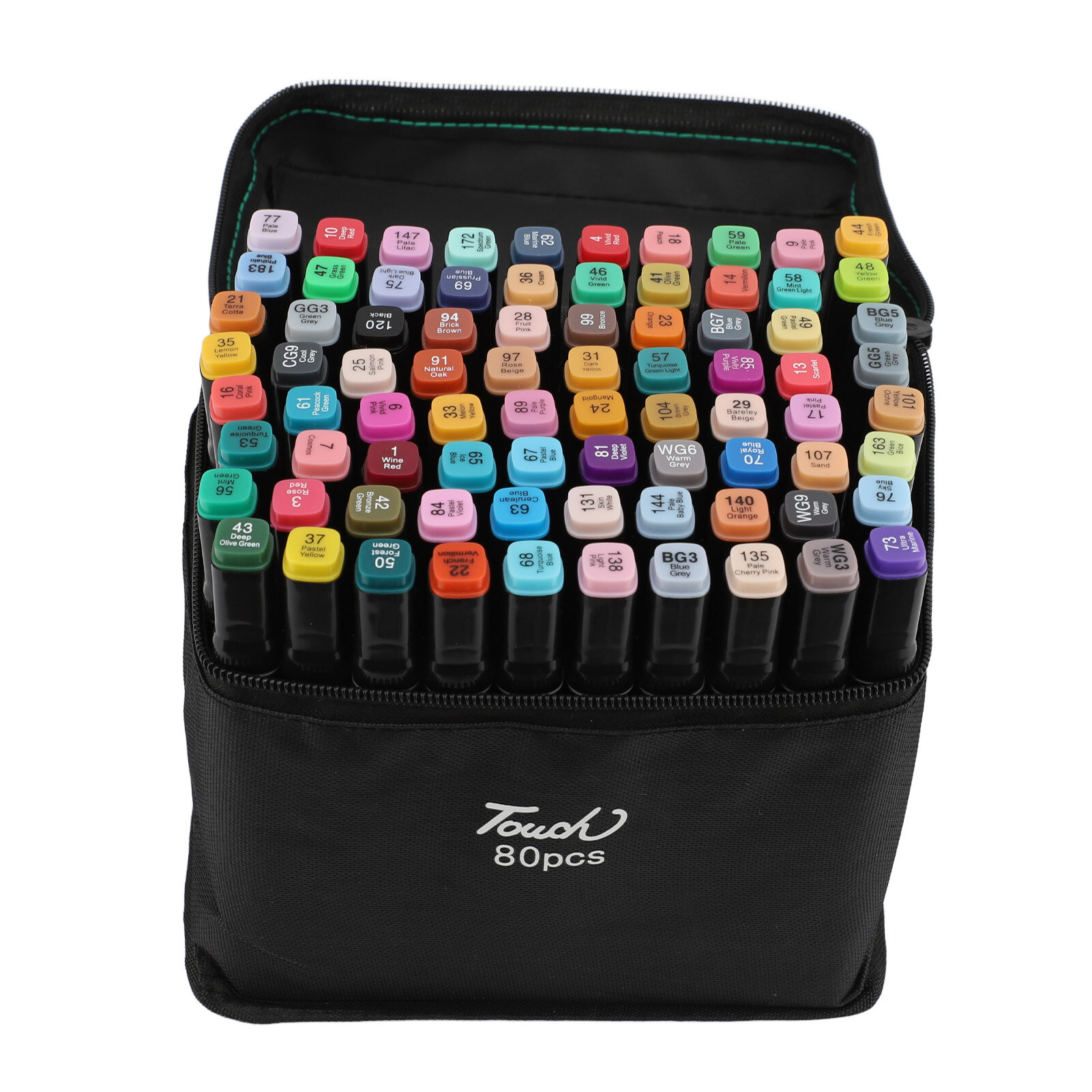 Алкогольные маркеры двойной набор арт -маркеры для детей -художников для взрослых раскраски 80 цветов с базой