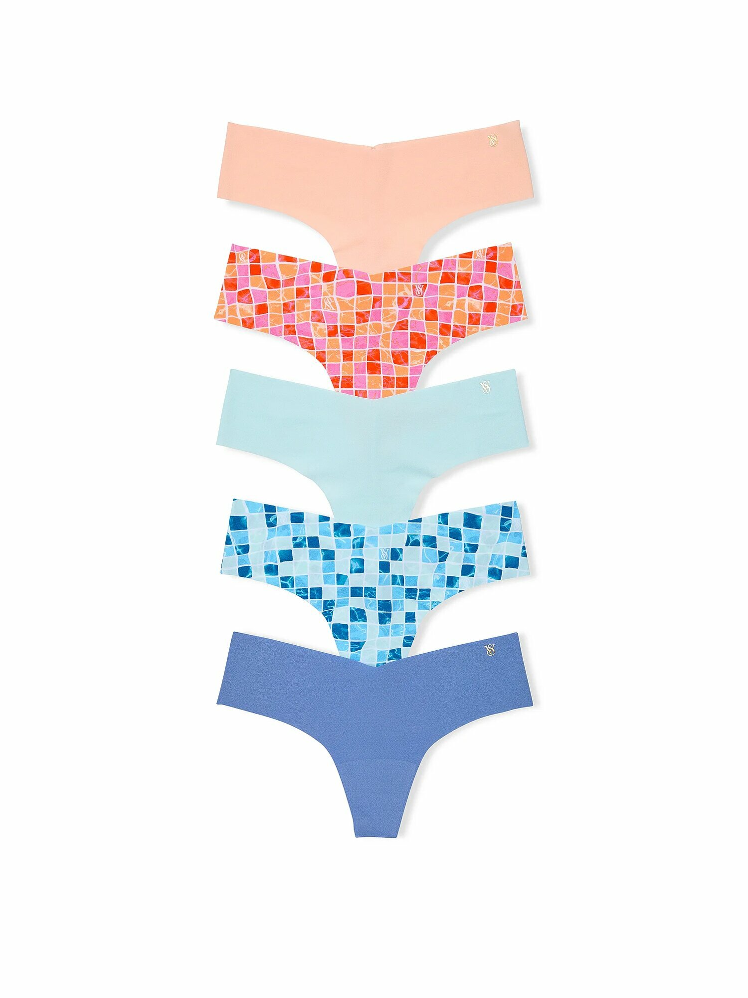 Трусы 5-Pack No-Show Thong Panties, комплект