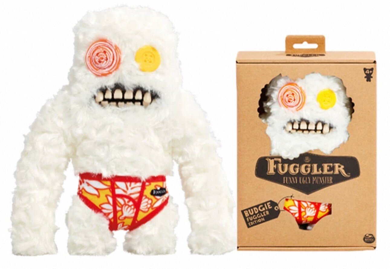 Fuggler игрушка/большая мягкая игрушка zuru fuggler/оригинал/снежный человек/с глазами пуговицами/монстр