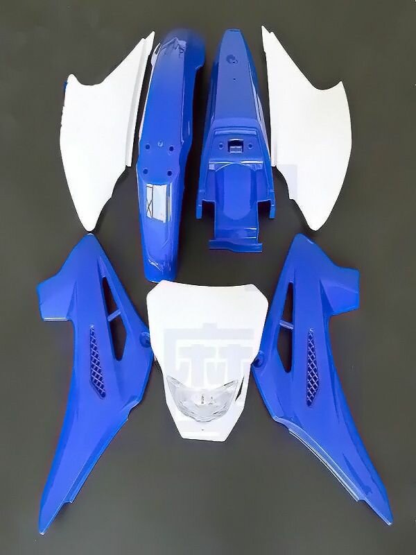 Облицовка мотоцикла CQR 150-250, полный комплект пластика: крылья, брызговики, обтекатели для кросс, эндуро, питбайка (до 250 кубов)
