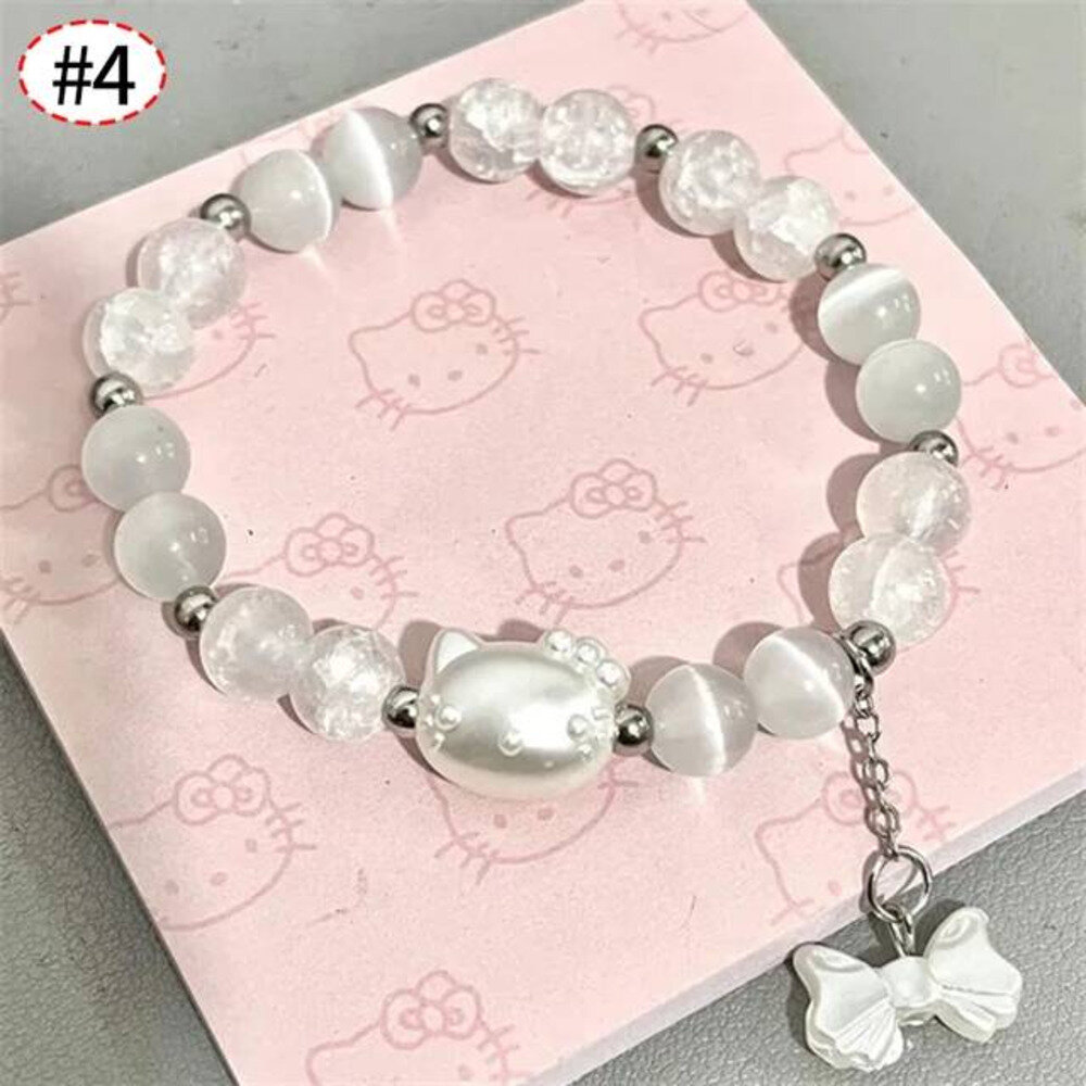 Кулон Sanrio Hello Kitty в виде милого мультяшного аниме-персонажа (ожерелье/браслет/кольцо), ювелирные аксессуары, рождественский подарок для женщин и девушек.