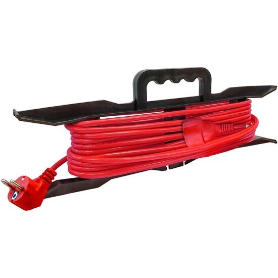 Удлинитель-шнур на рамке Domtok ПВС 3*1, 2,2кВт, з/к 20м