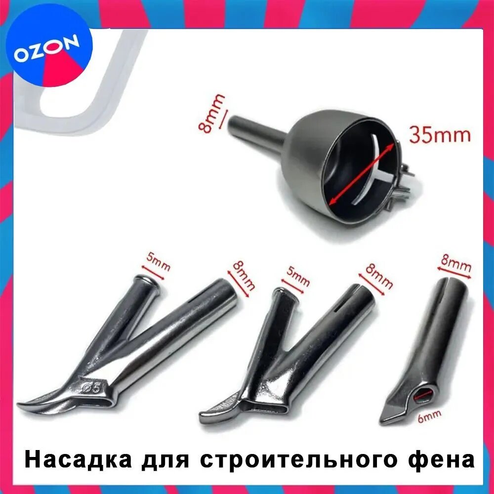 Насадка для строительного фена