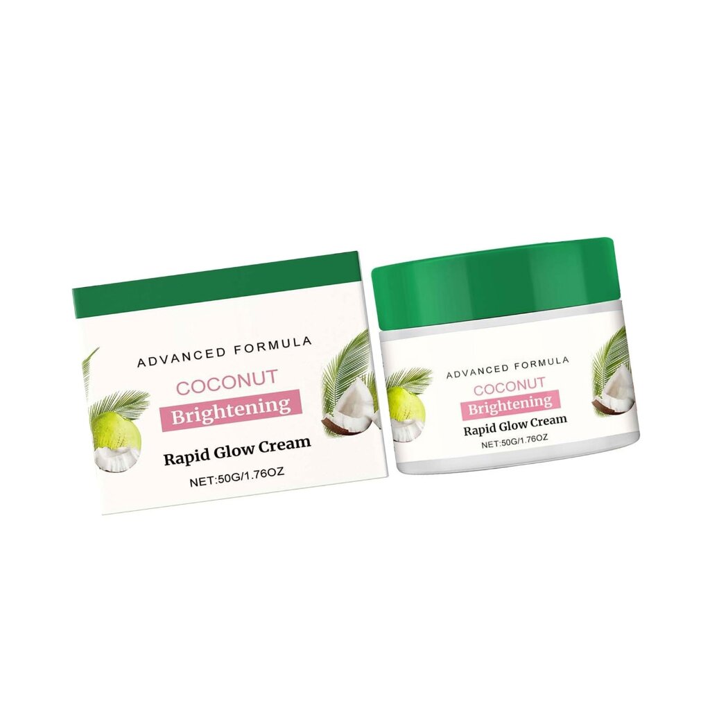 Кокосовый Крем Для лица Осветляющий Крем Увлажняющий Крем Для лица Разглаживающий Увлажняющий Крем для лица для Дневного и Ночного Ухода за кожей