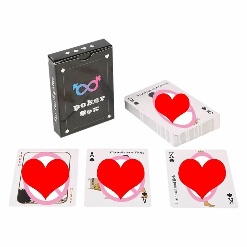 Карточная игра для пар - Покер с позициями, стратегия и удача, идеальный подарок для взрослых, 9*6.6*2cm