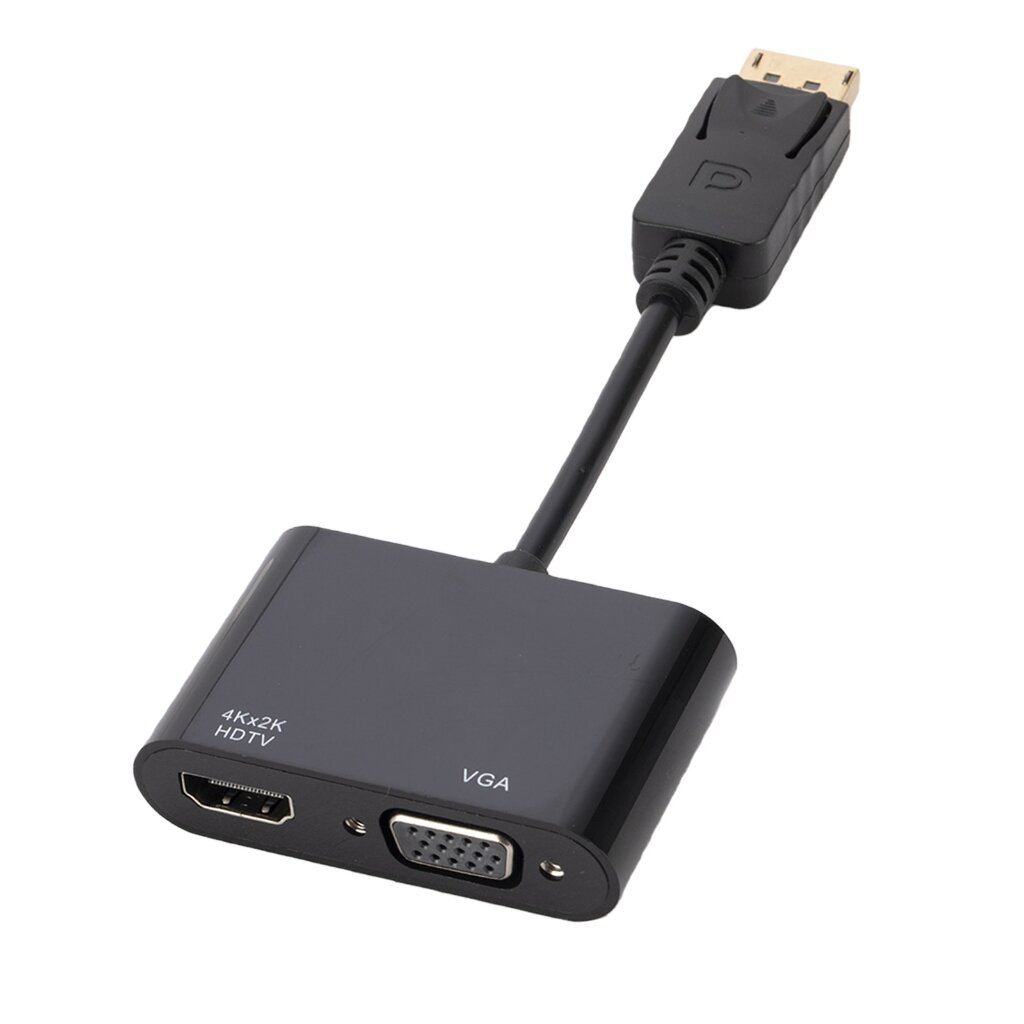 Адаптер DisplayPort в VGA 2 в 1