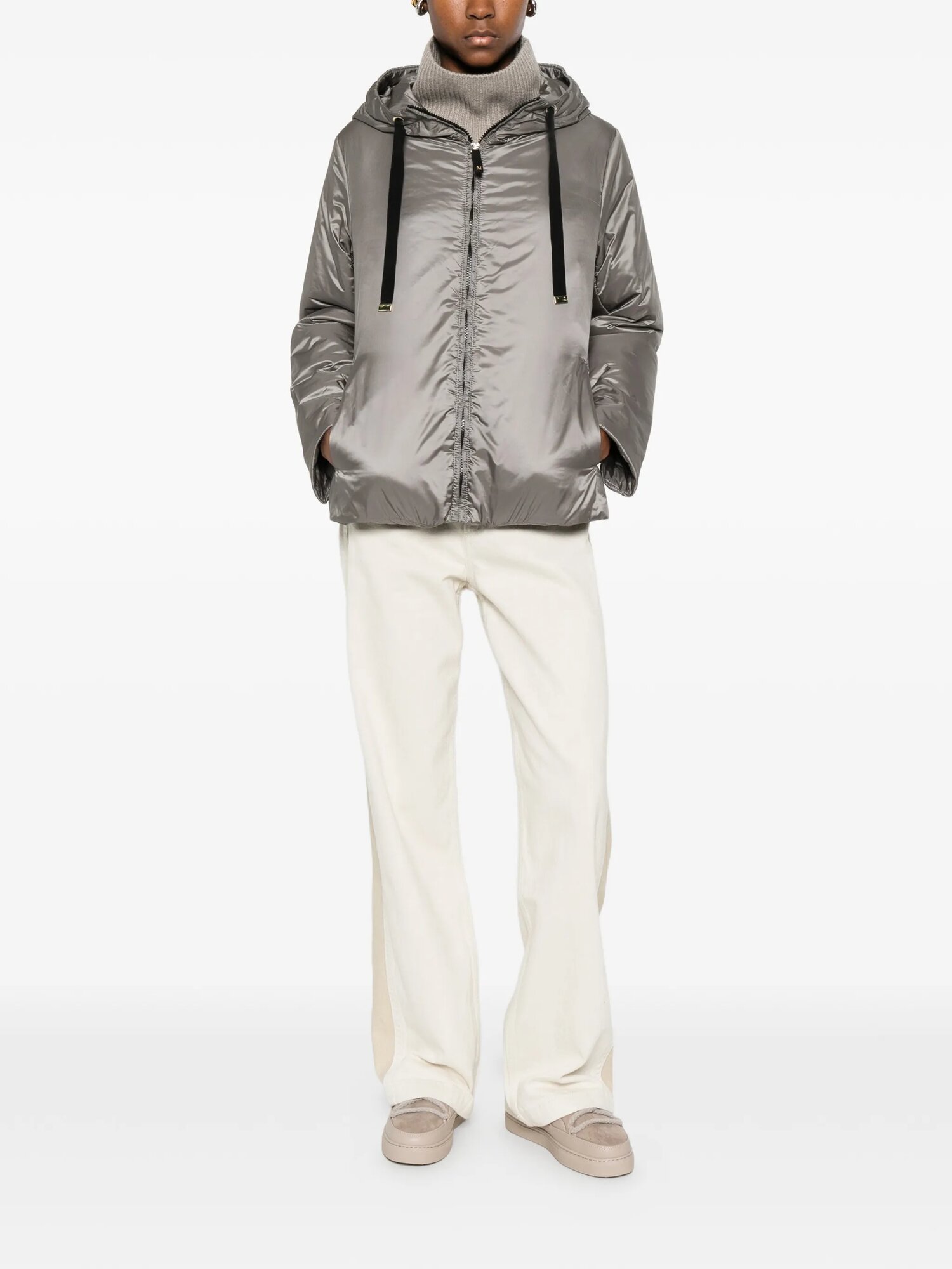 Куртка Max Mara, размер 40, зеленый, — фото 1