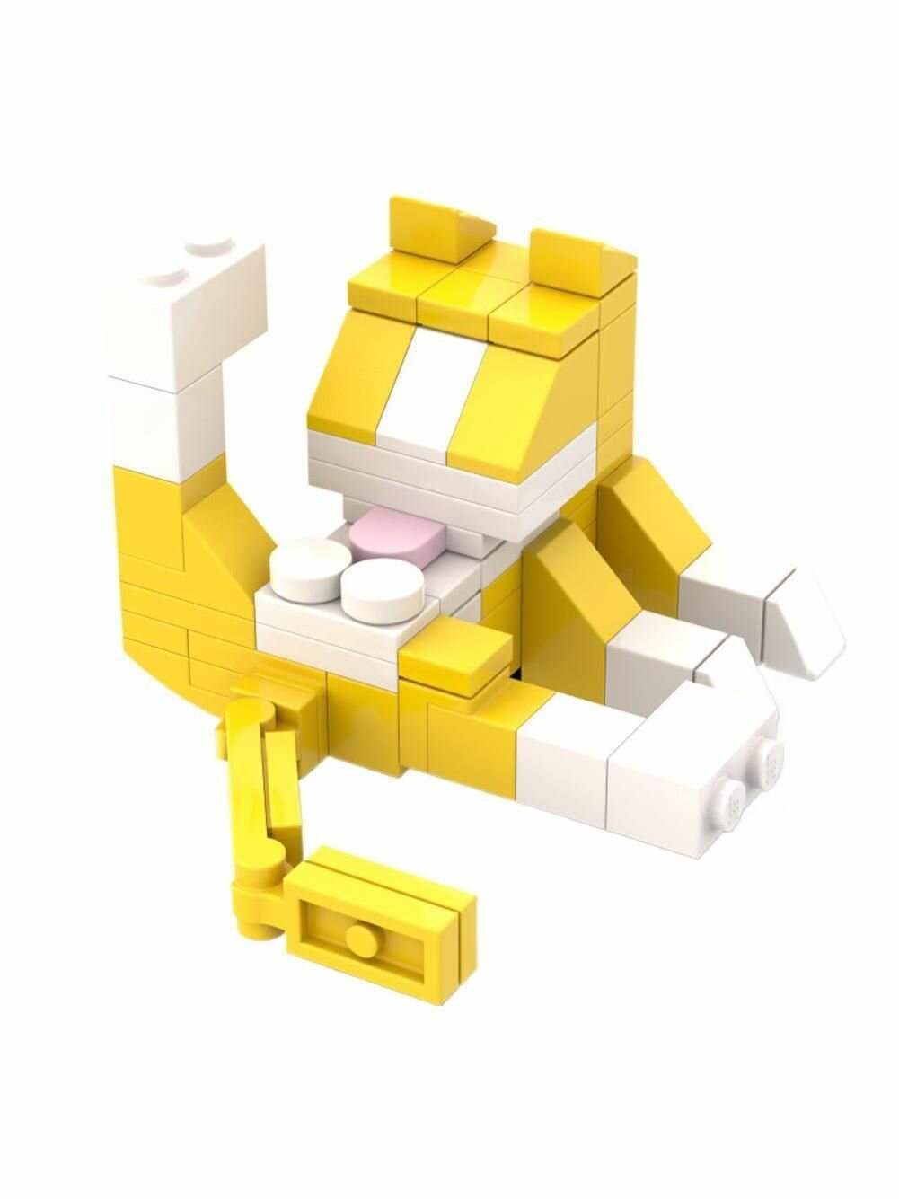 Милые фигурки кошек, строительные блоки своими руками, развивающие игрушки для детей