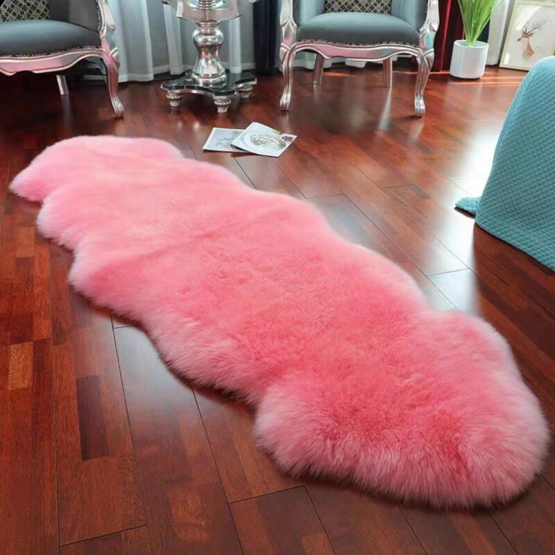 Подушка для дивана из натуральной австралийской шерсти, зимний шерстяной ковер, цельная плавающая подушка из овчины, подушка для сиденья дивана.