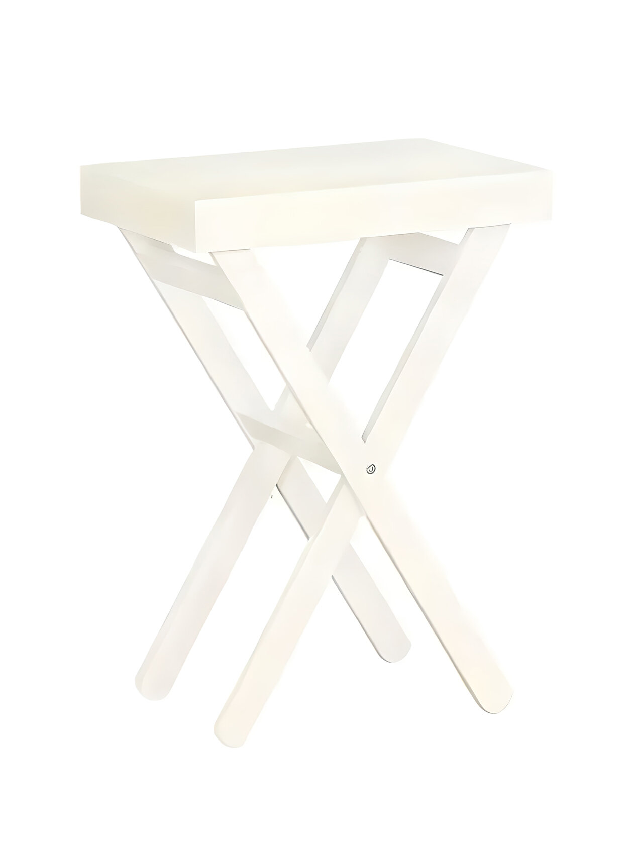 Сервировочный, кофейный, чайный столик Мэрт раскладной, деревянный, 50х35х66 см, Снег