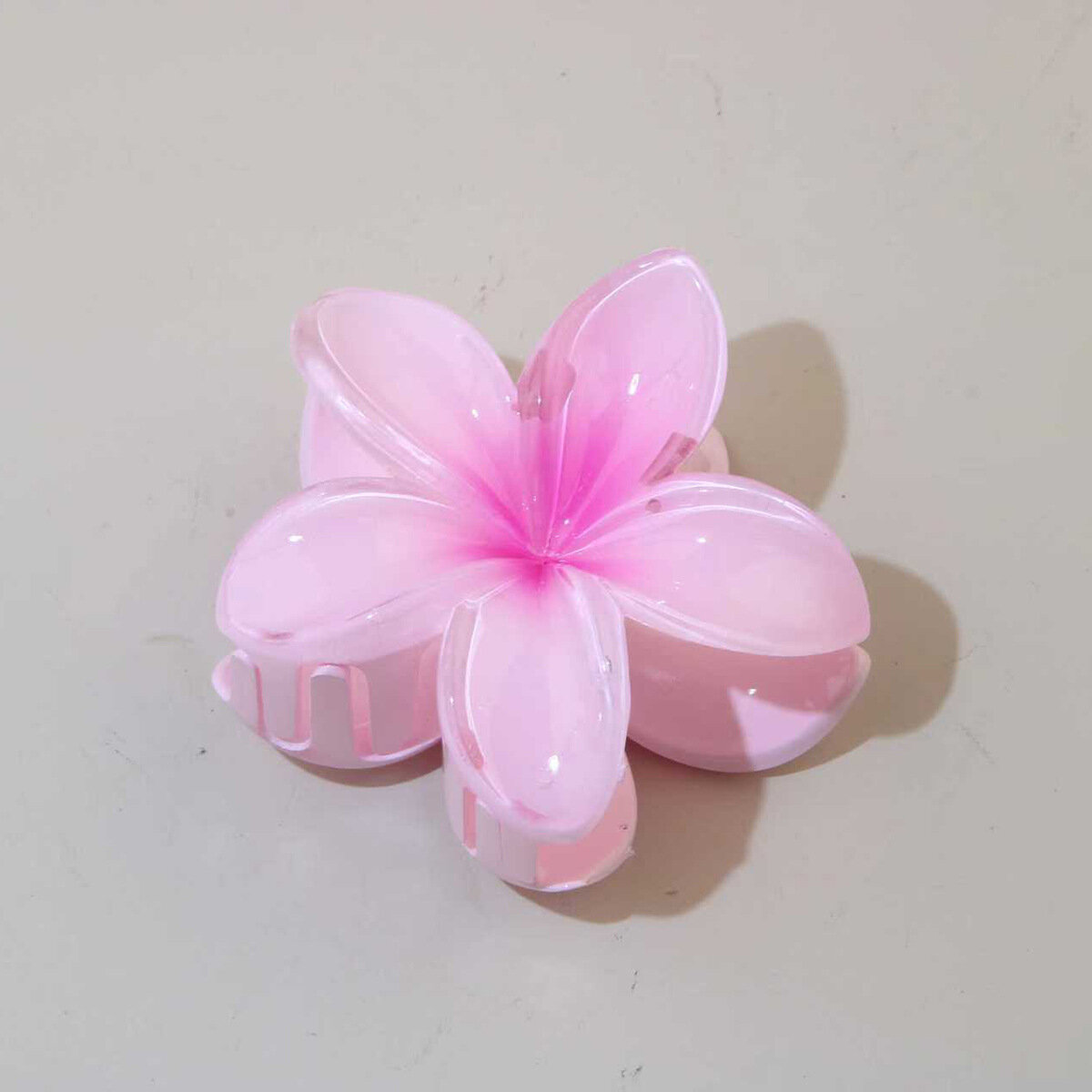 Европейская и американская кросс-бордерная цветная заколка для волос с плюмерией, цветочная зажимная заколка, винтажная элегантная полузажимная заколка для женщин, заколка для затылка в виде акулы