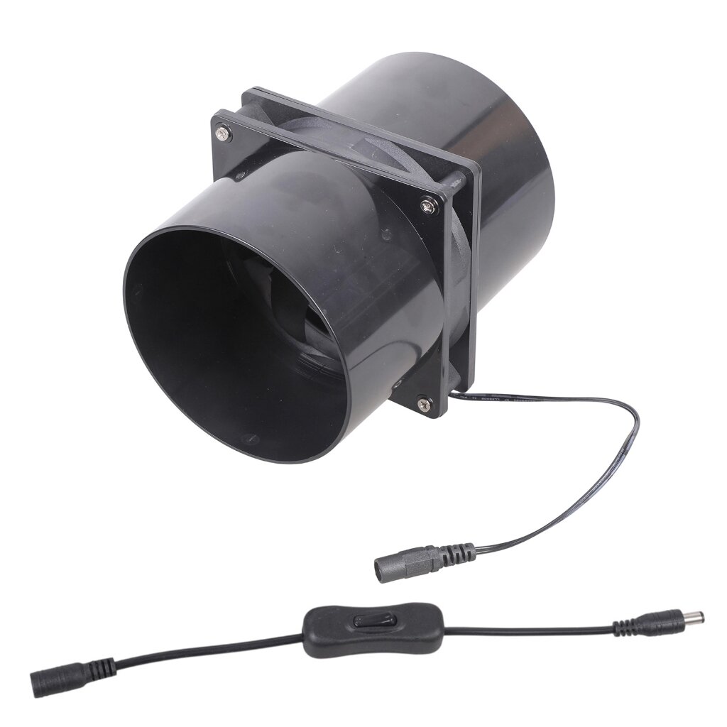 Полный Комплект Вентиляционных Воздуходувок 12 В, включая 2 Воздуховода, 8 Винтов, Переключатели, Провод