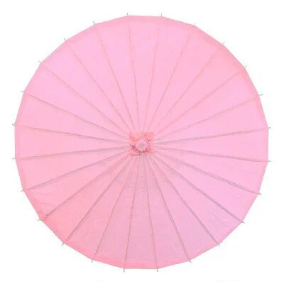 Бумажный зонт для поделок 40 см Розовый, 60cm, pink Paper umbrella