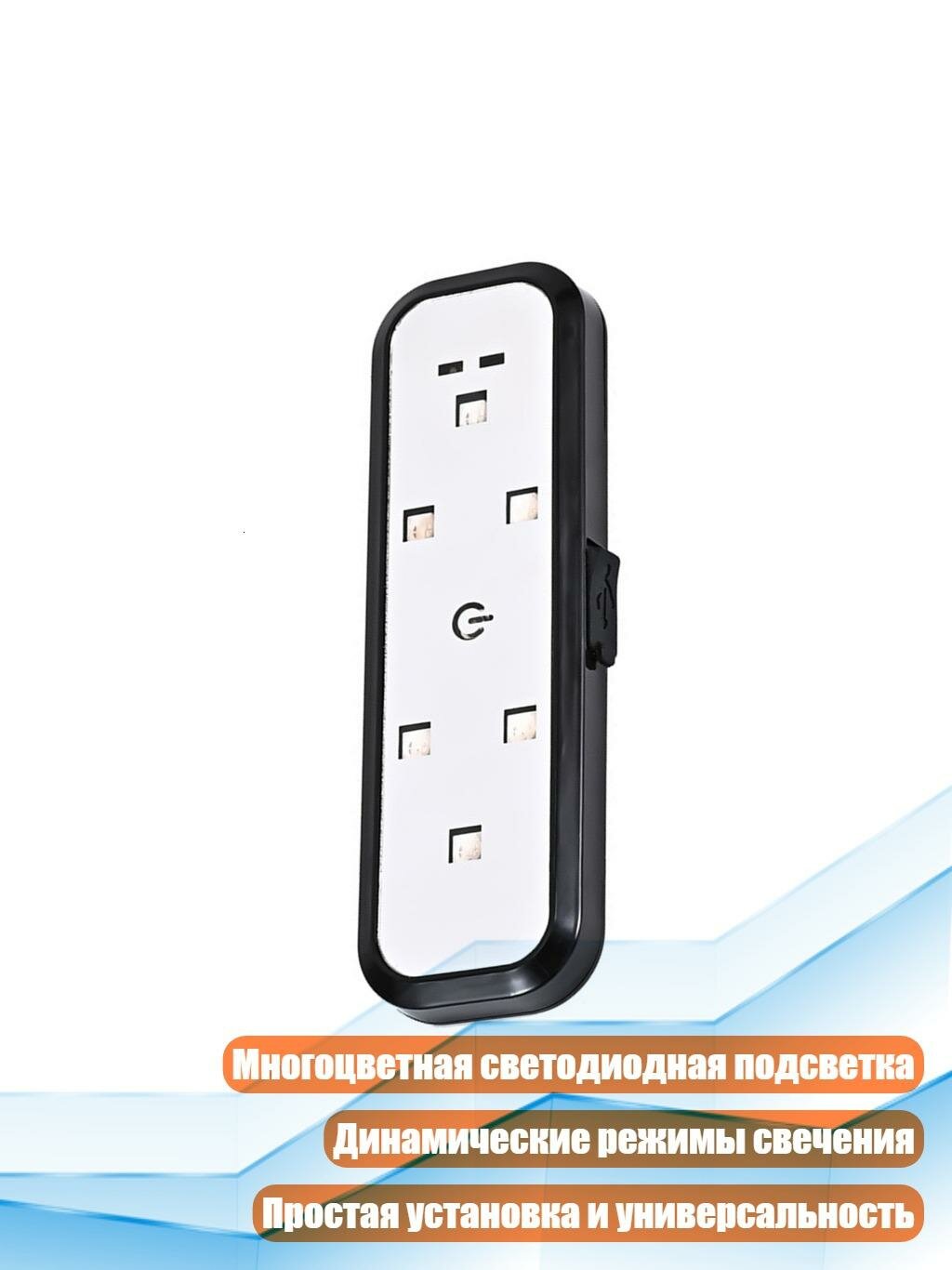 Светодиодная лампа подсветки двери автомобиля, 1Pc