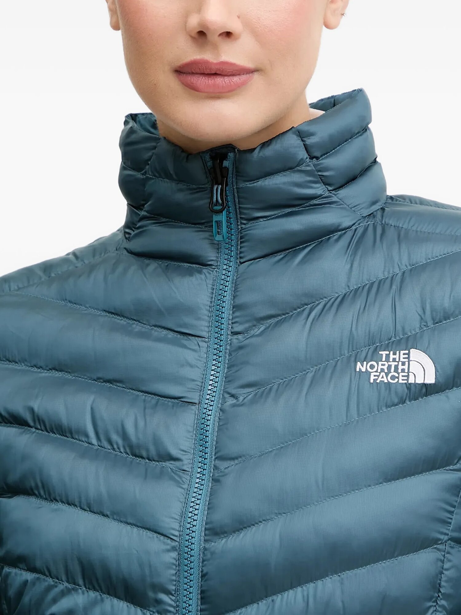 Куртка The North Face Chevron quilted jacket, размер M, blue — фото 1