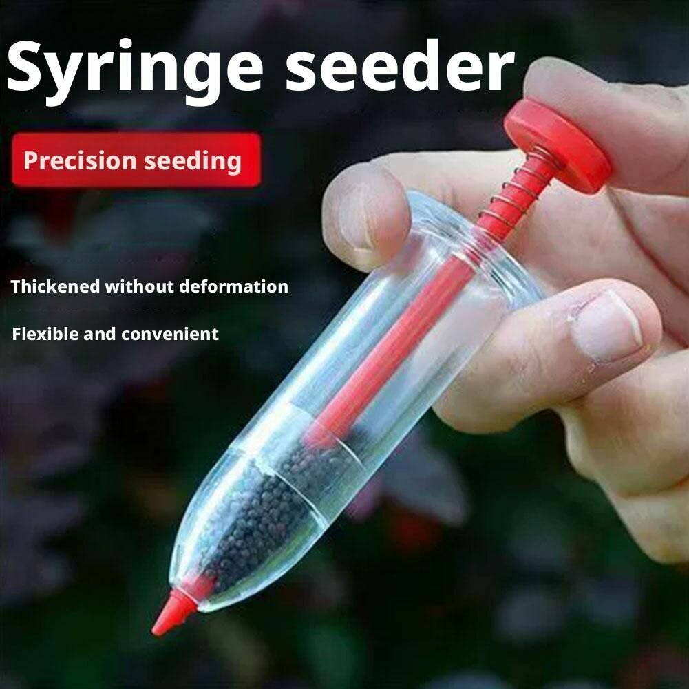 Дозатор-шприц для посева мелких семян, сеялка сажалка для семян