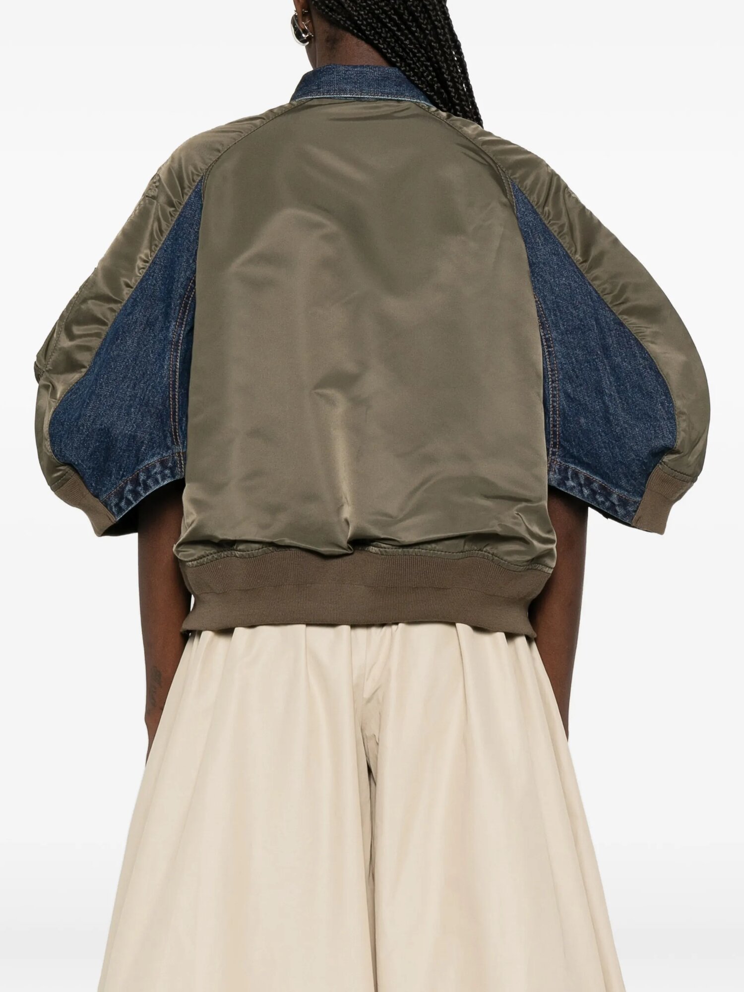 Куртка Sacai Buttoned flap-pockets denim jacket, размер 42, blue — фото 1