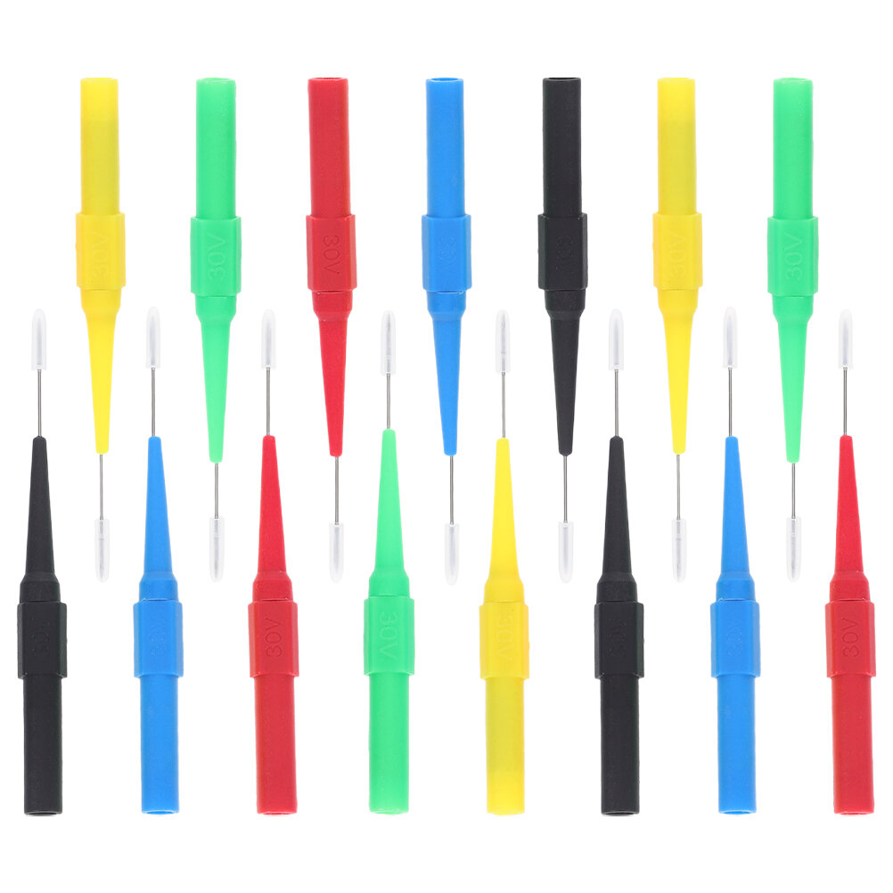 15 шт. автомобильных щупов для прокалывания проводов: 0,7 мм изоляционный задний штифт щупа- Диагностика автомобильных цепей, принадлежности для проверки напряжения