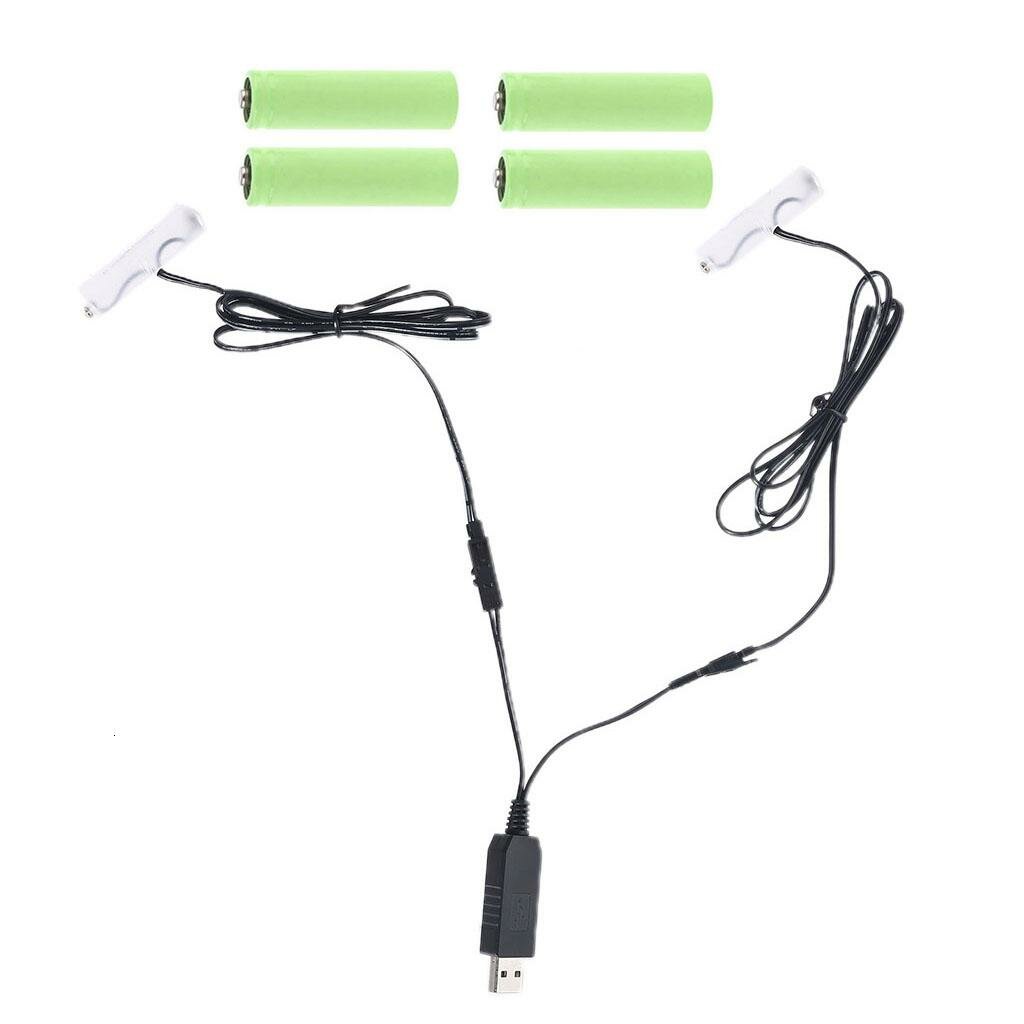 Кабель USB для радиоприемника, Game Boy, фонарей и рации с батарейками AA, Тип 4,5 В