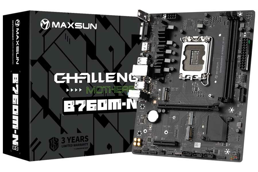 Материнская плата Maxsun MS-Challenger B760M D5 WIFI B760