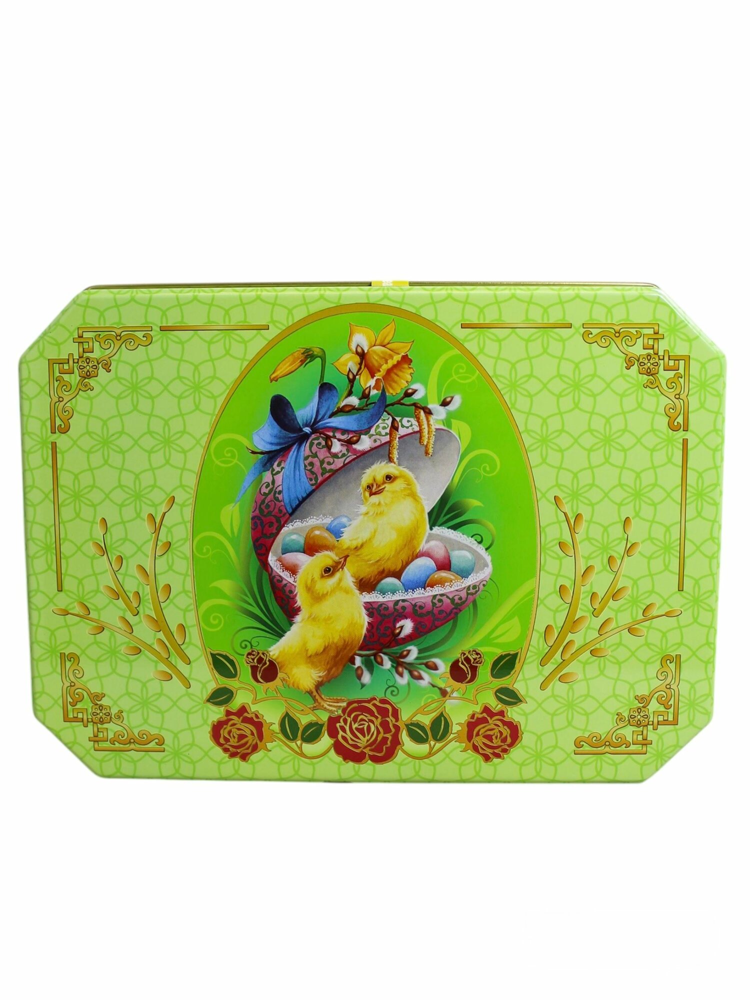 Чай листовой Черный дракон подарочная банка Пасхальные Птички 80 г