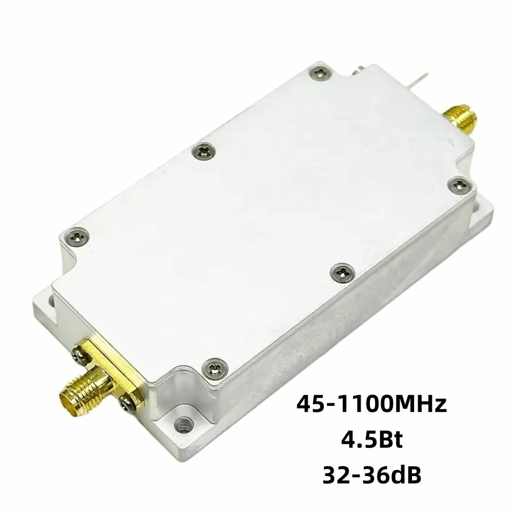 Продукция Усилитель Мощности RF 45-1100MHz 4.5W 24V Усилитель Сигнала
