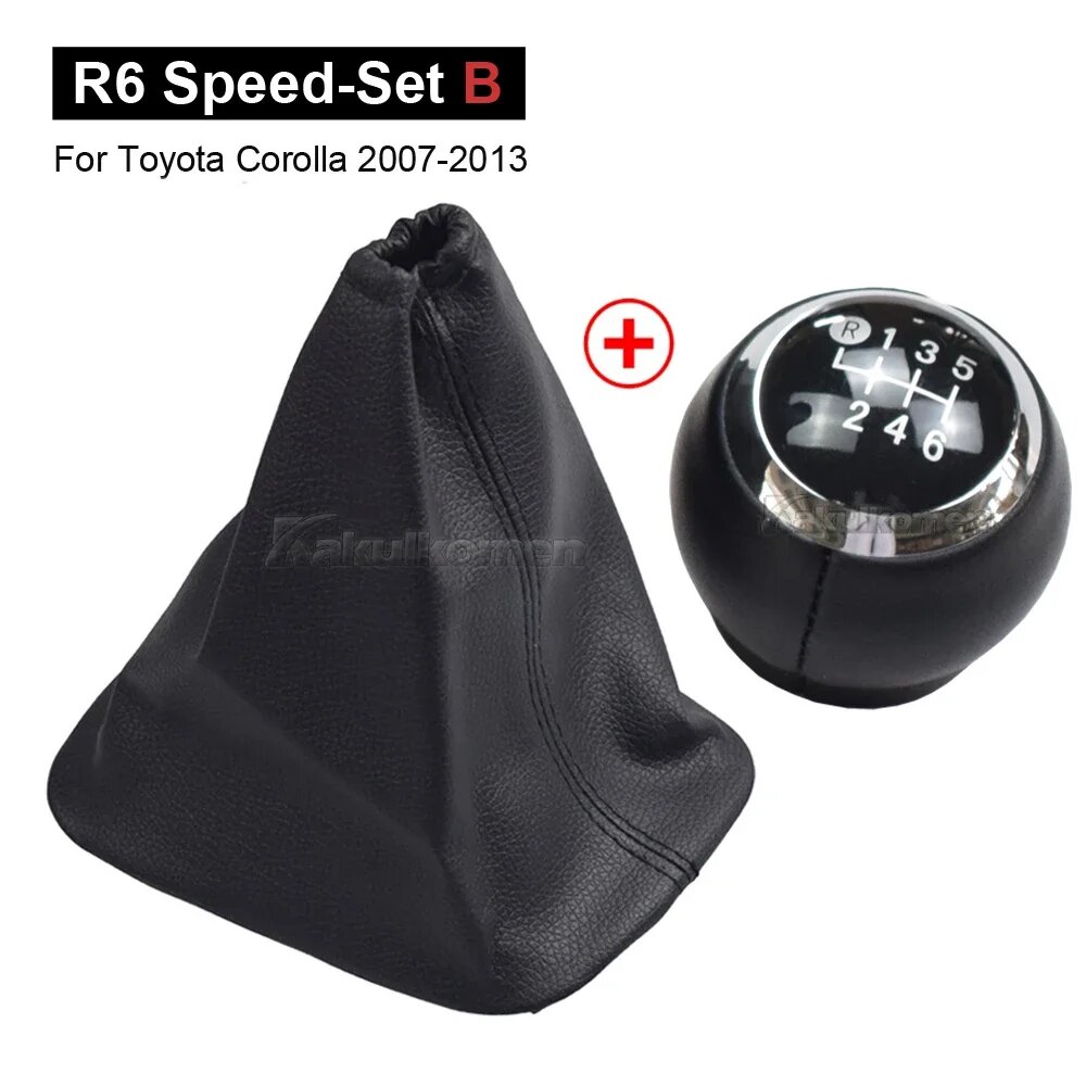 Новая 5/6-скоростная ручка переключения передач, ручка переключения передач, Black 6 Speed Set