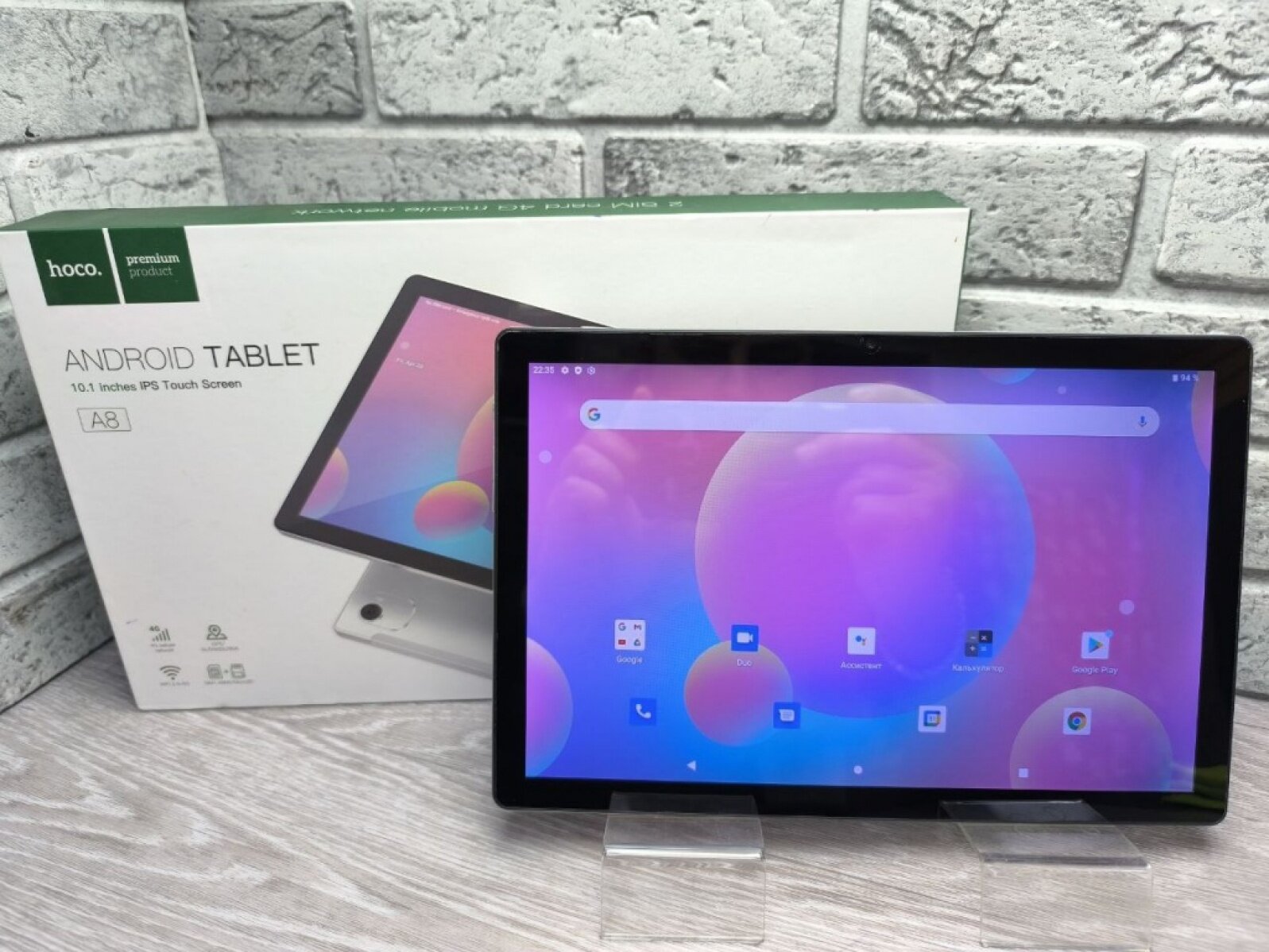 10.1 Планшет Hoco A8 6/128 LTE Wi-Fi + Cellular, серый