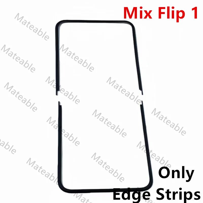 Краевые полоски для Xiaomi Mix Flip 2 1 Flip2, средняя рамка, подставка, корпус, рамка, запасная часть + пряжка для подключения