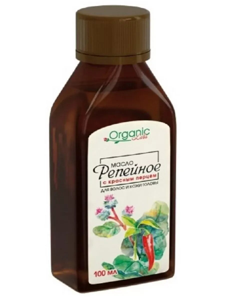 Масло репейное с красным перцем 100мл - 1 шт.