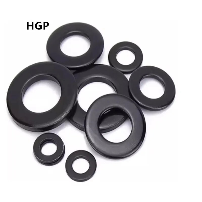 Шайбы WHOOPEE M3-M24 черные углеродистая сталь 25pcs M5