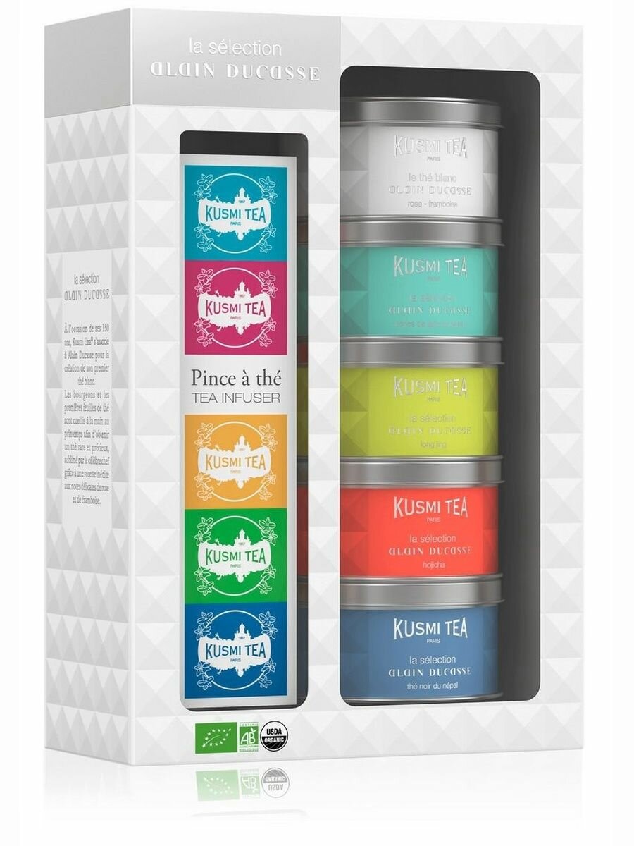 Набор белого и зеленого чая ALAIN DUCASSE KUSMI