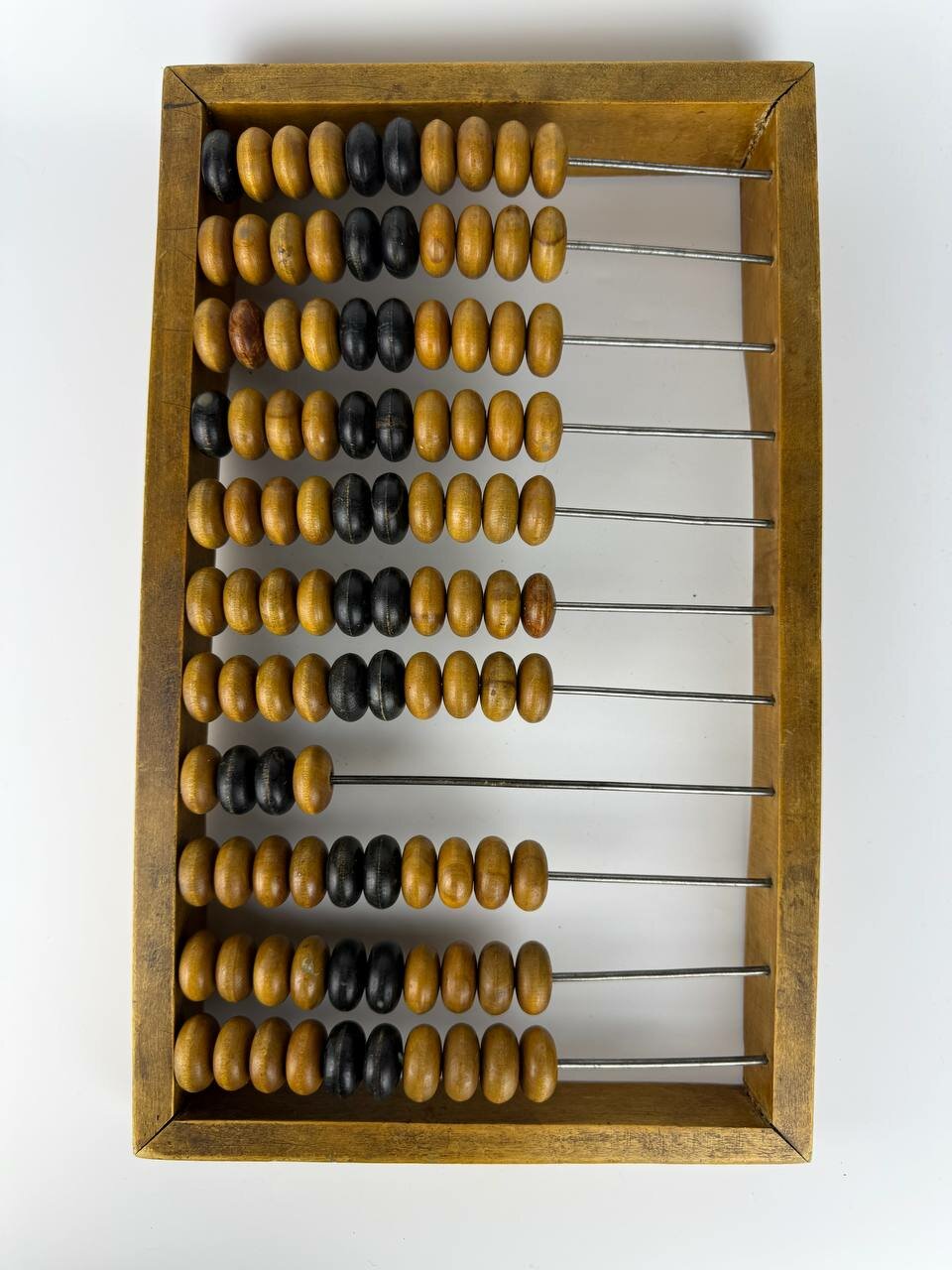 Счеты деревянные СССР, большие, 27 х 45 см.