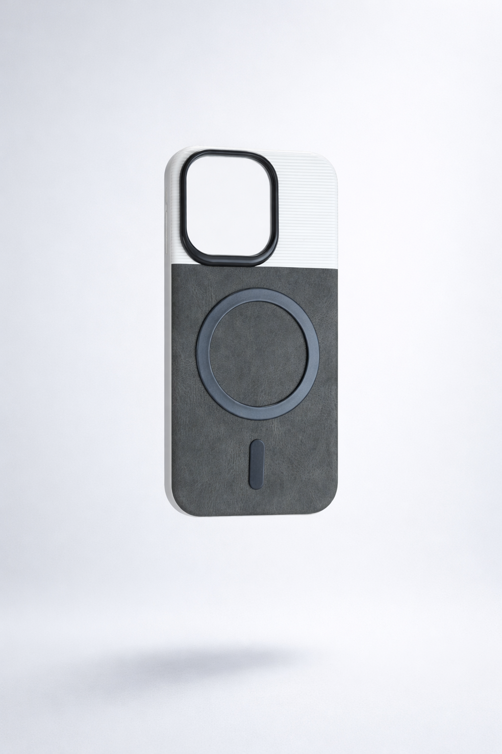 Чехол для iPhone 15, искусственный нубук, магнитное крепление, Magsafe