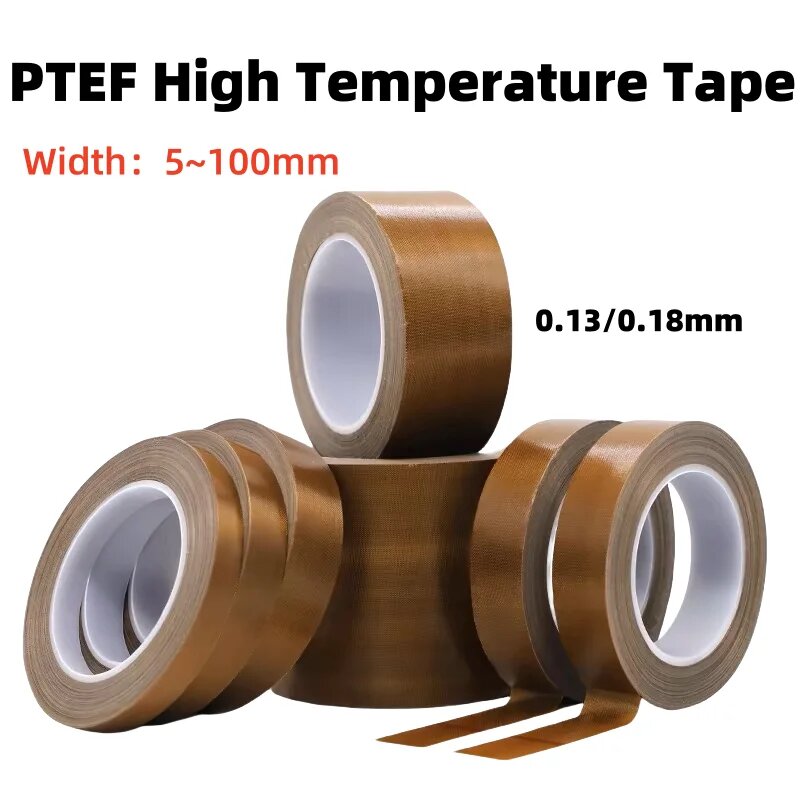 PTFE клейкая лента, ширина 13 мм, толщина 0.13 мм
