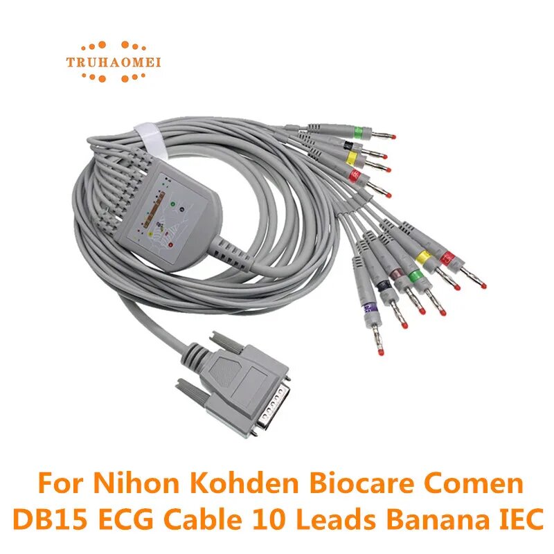 ЭКГ-кабель 10-жильный Nihon Kohden Biocare Comen IEC