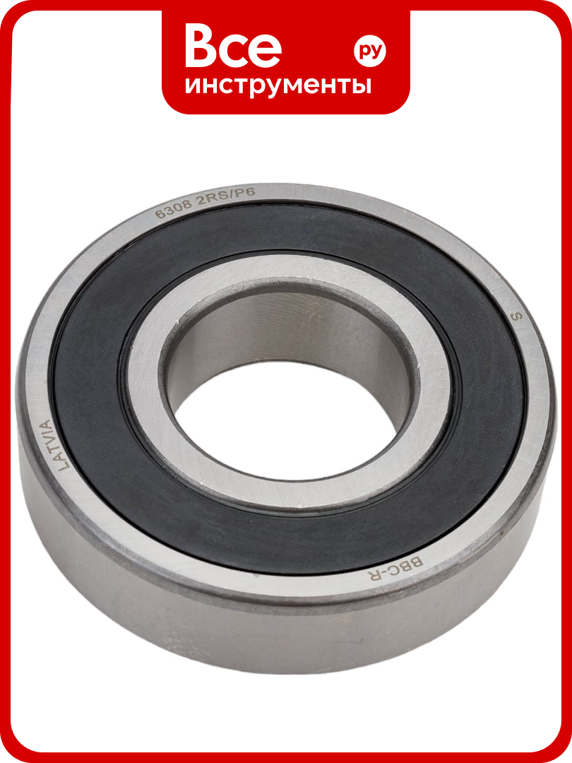 Подшипник BBC-R 2RS/P6 (6-180308 С17) PLAST, 6-180308