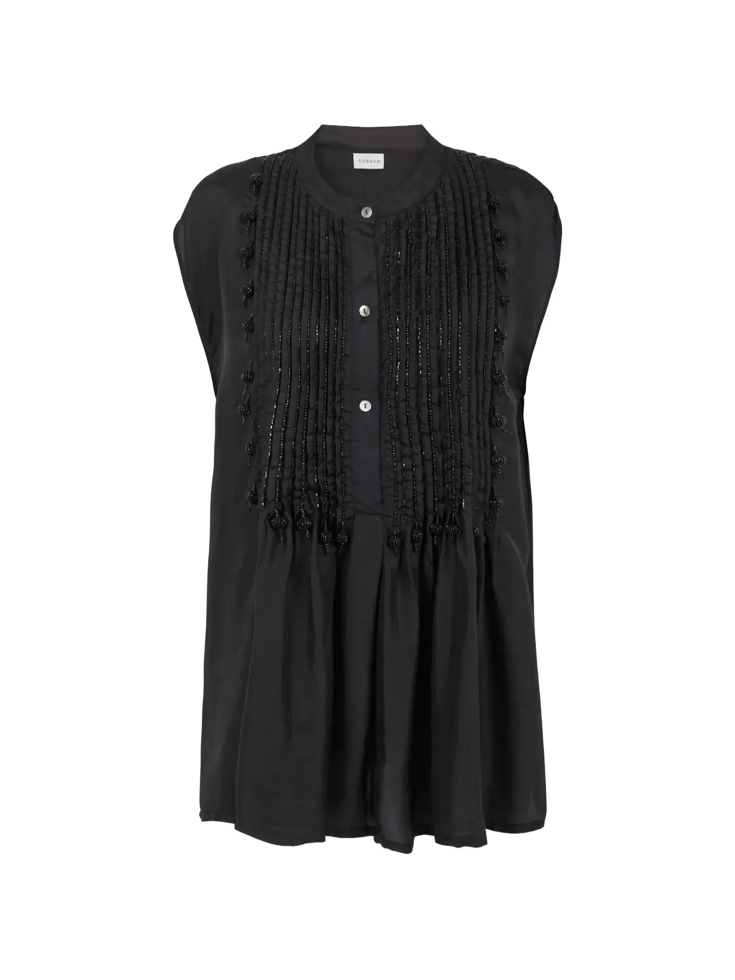 Рубашка Bead-embellished sleeveless shirt