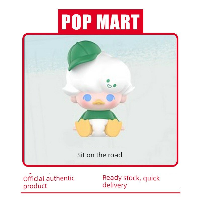 Dimoo x Disney POP MART Слепой ящик фигурка Луи Дак Сидячая, 1 шт, высота 5 см