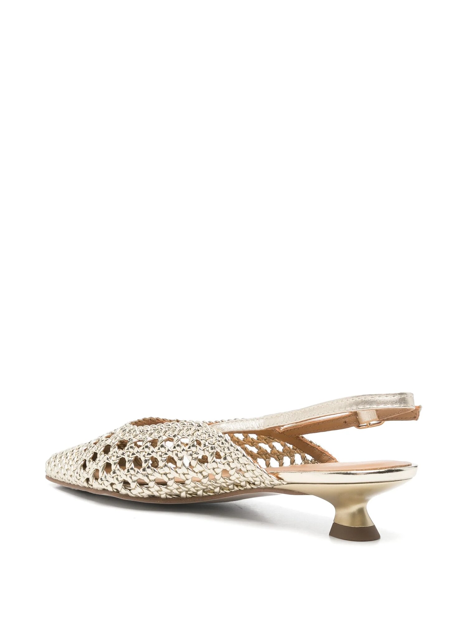 Мюли Pedro Miralles Slingback mules, размер 39, gold — фото 1
