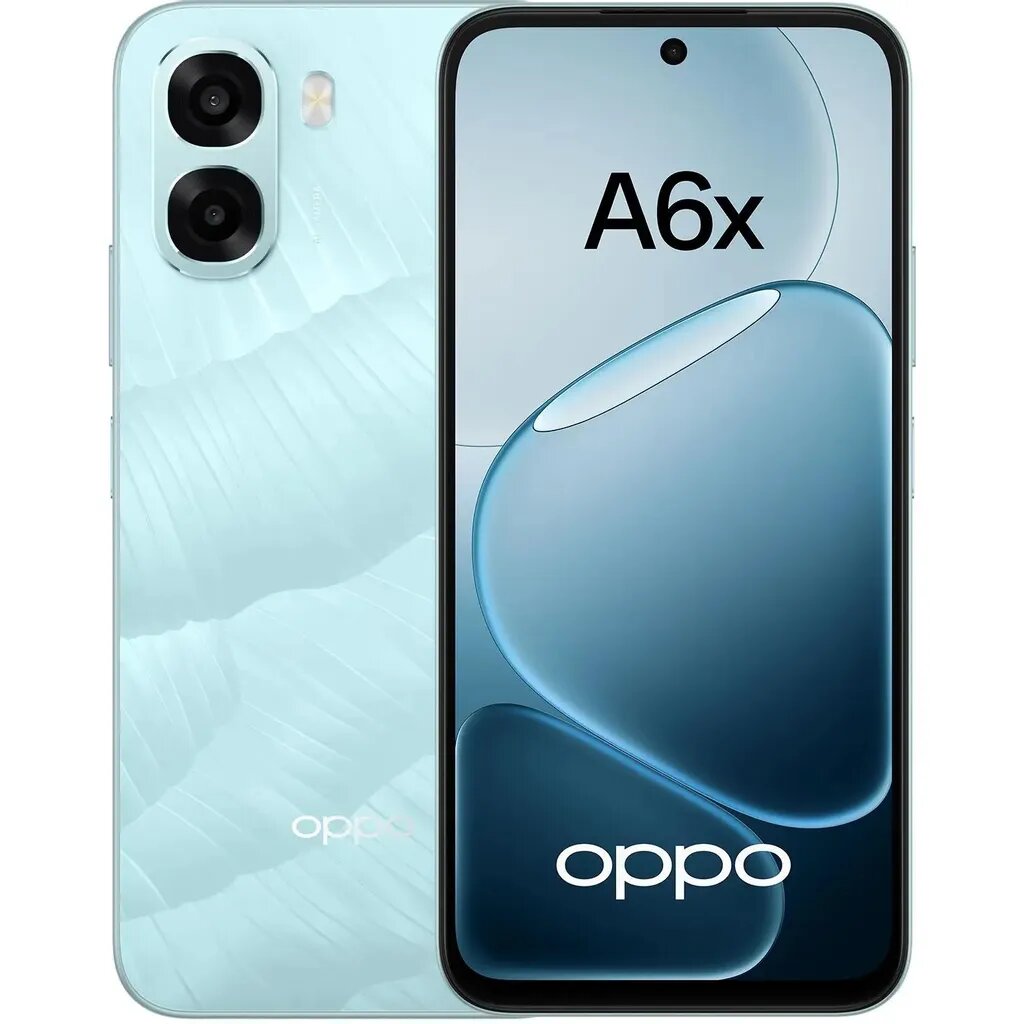 6.75" Смартфон OPPO A6x 4/128Gb, NFC, IPS, 120Гц, 6100мAч, голубой