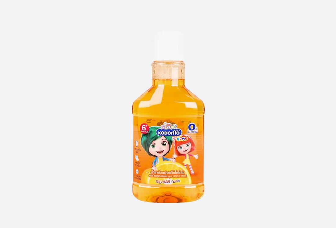 Lion Kodomo Ополаскиватель для полости рта для детей с 6 лет с ароматом апельсина 250мл